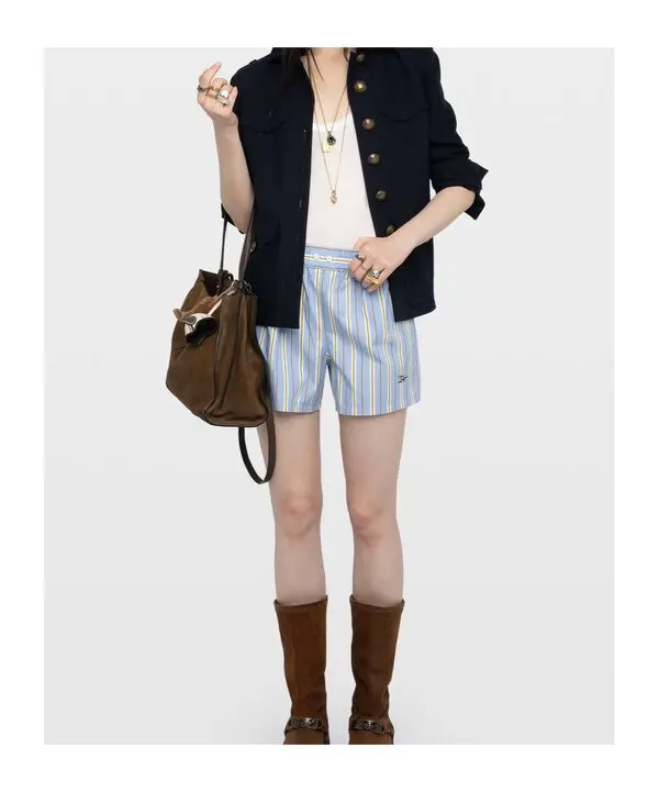Zadig&Voltaire Striped Cotton Boxer Shorts
