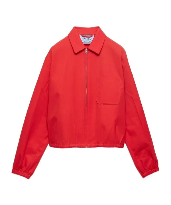 Prada Gabardine Blouson Jacket
