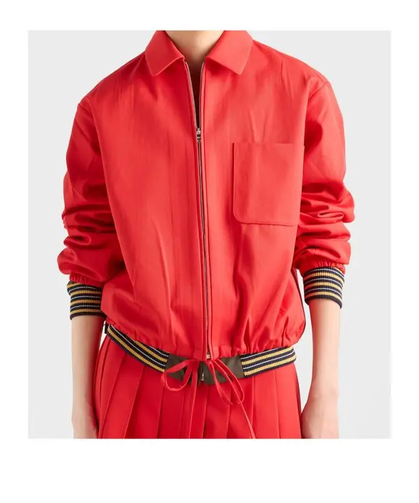 Prada Gabardine Blouson Jacket