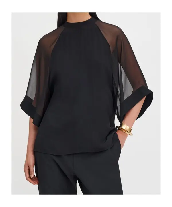 Filippa K Sheer Raglan Blouse