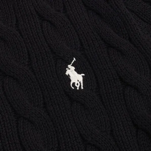 Polo Ralph Lauren Logo Embroidered Cable-knit Cardigan - 016