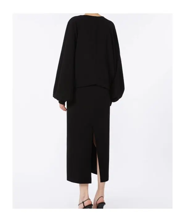 Max Mara V-neck Midi Dress