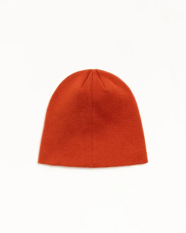StÜssy Brimless Fine-knit Beanie With Chenille Logo Embroidery