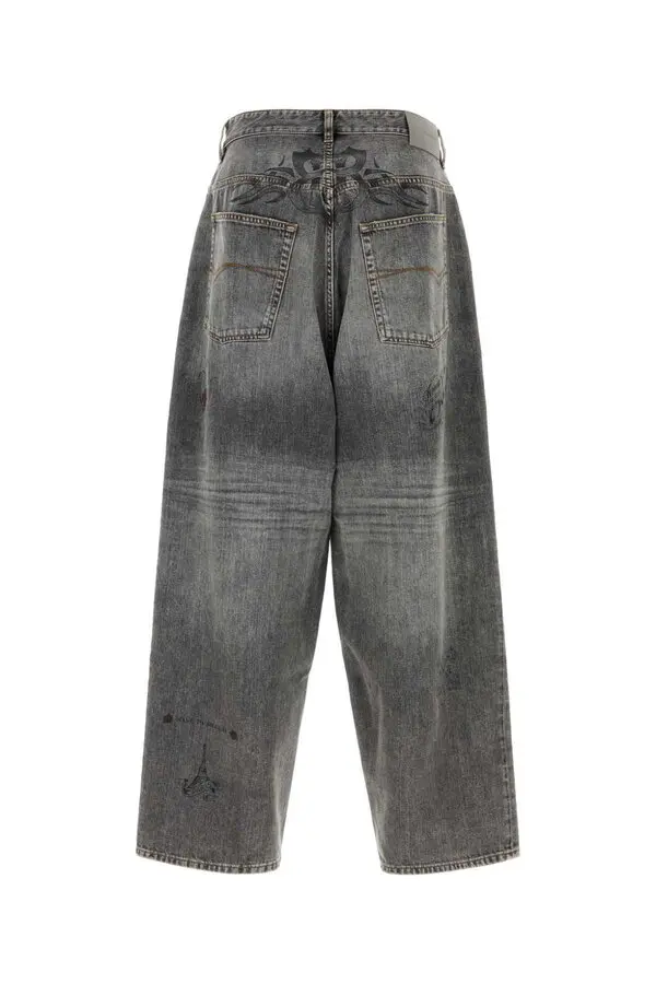 Balenciaga Tattoo Baggy Jeans