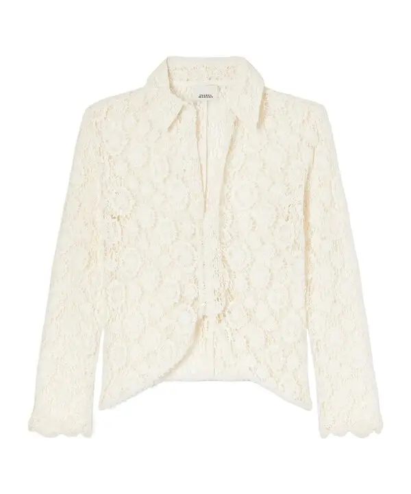 Isabel Marant Étoile Yana Lace Shirt - White