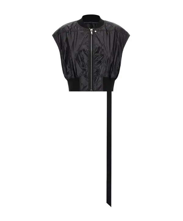 Rick Owens Tatlin Bomber Vest - Black