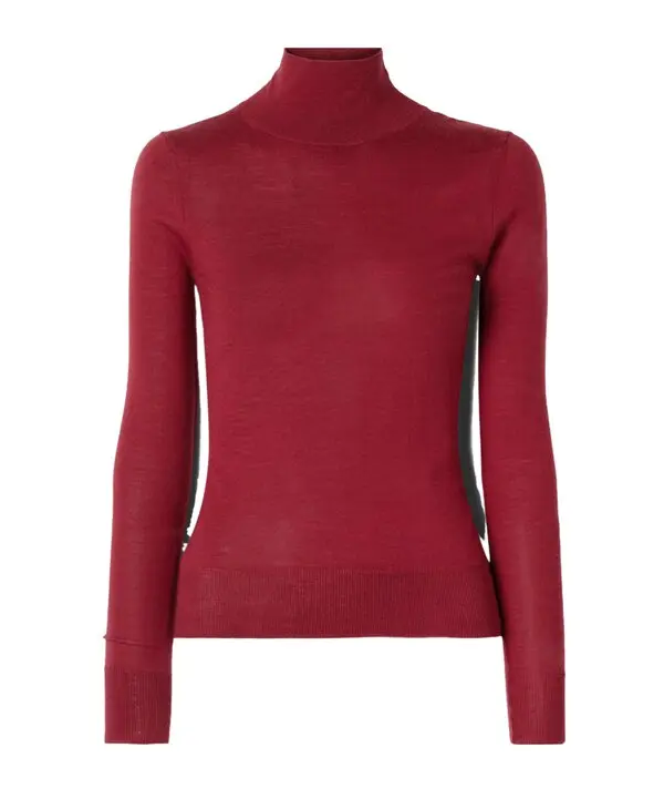 Carolina Herrera Wool Blend Turtleneck Sweater