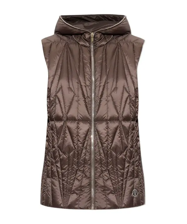 Moncler Hooded Quilted Vest