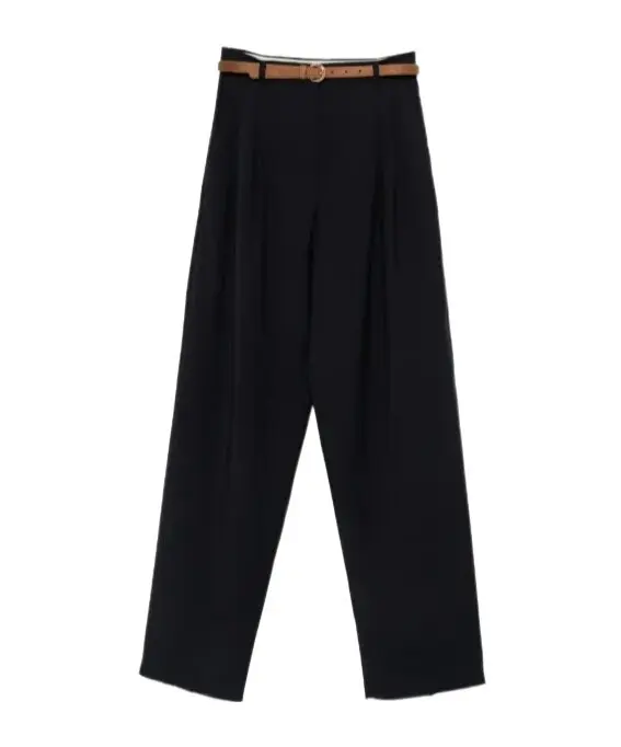 Max Mara Bacio Belted Pleated Trousers