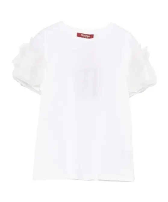 Max Mara Ruffled Sleeve T-shirt