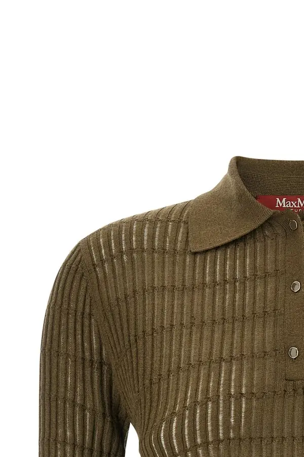 Max Mara Gallo Knitted Polo Shirt