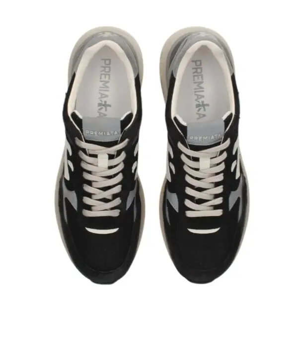 Premiata Mick 8119 Lace-up Sneakers - Black
