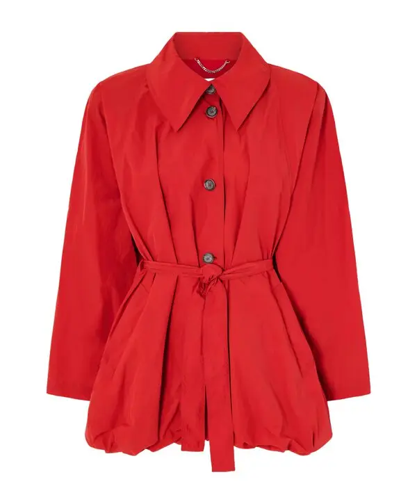 Magda Butrym Belted Crinkled-shell Jacket