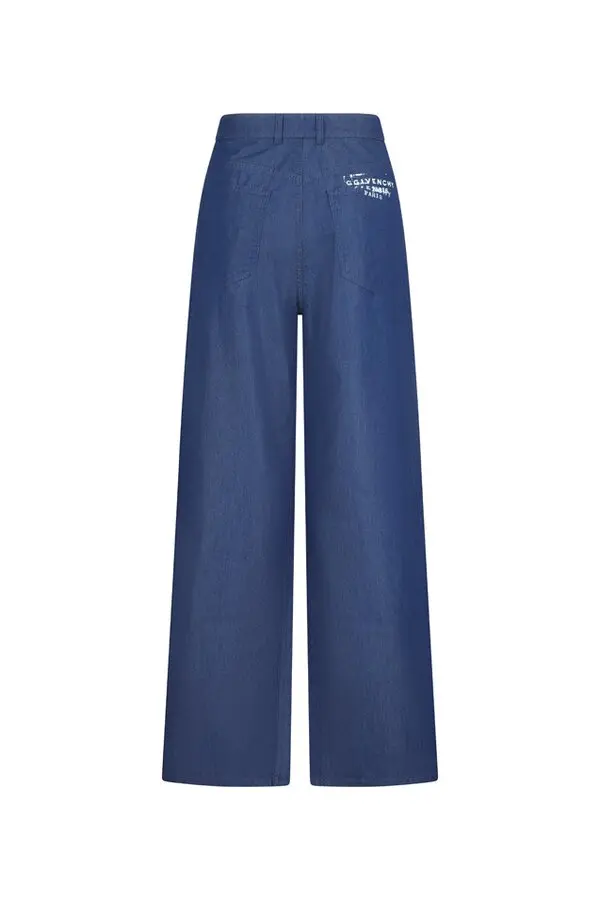 Givenchy Couture Stamp Print Jeans - Blue
