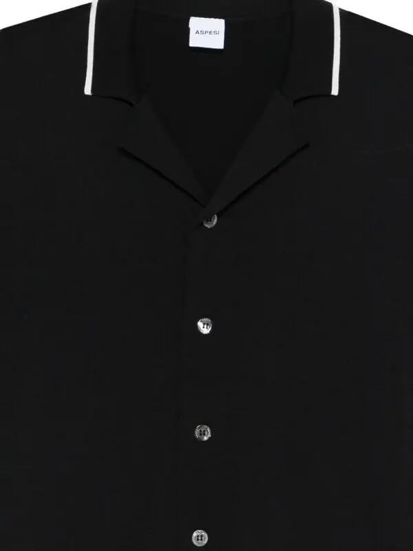 Aspesi Lapel Short-sleeved Shirt