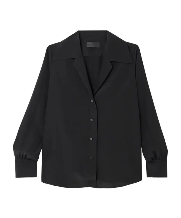 NILI LOTAN Joxe Long-sleeved Silk Shirt