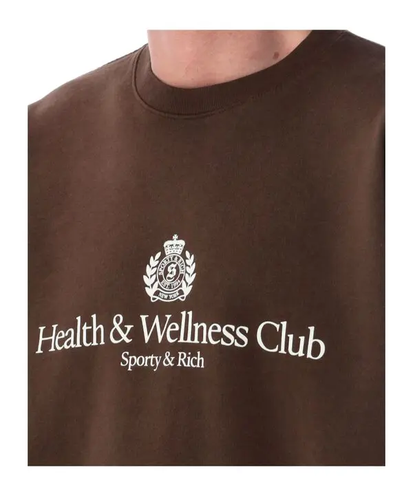 SPORTY  RICH Sporty & Rich Hw Crest Oversized Sweatshirt