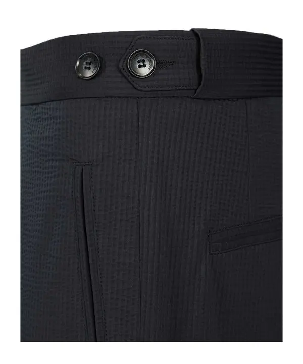 Emporio Armani Pleated Virgin Wool Trousers
