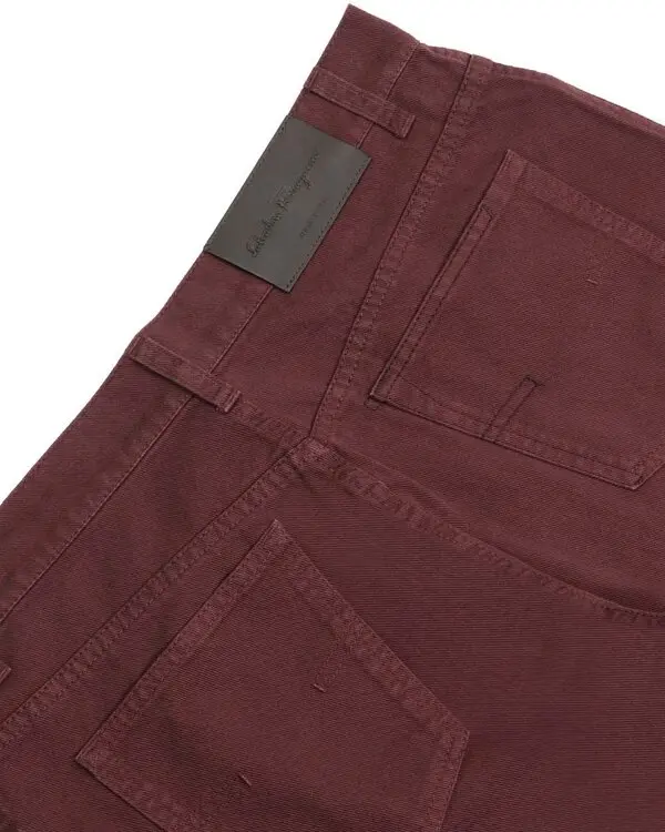 FERRAGAMO Straight Jeans - Red