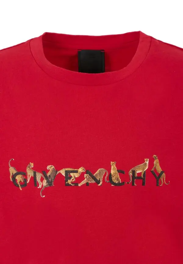 Givenchy Long-sleeve T-shirt With Animal Logo