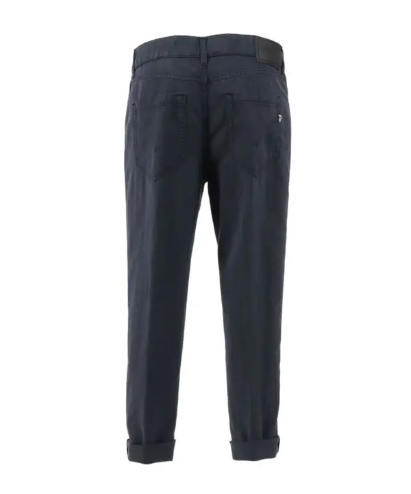 DONDUP Buttoned High-waist Pants - Blue