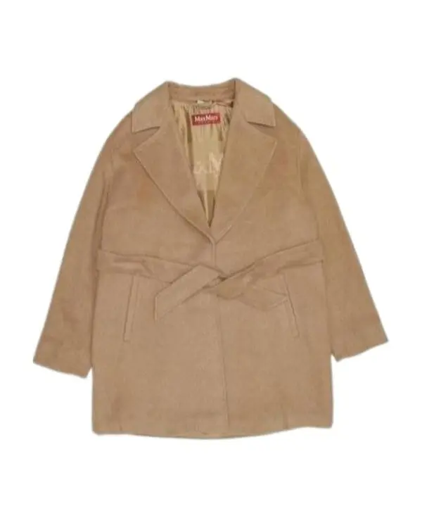 Max Mara Lapel Coat - Brown