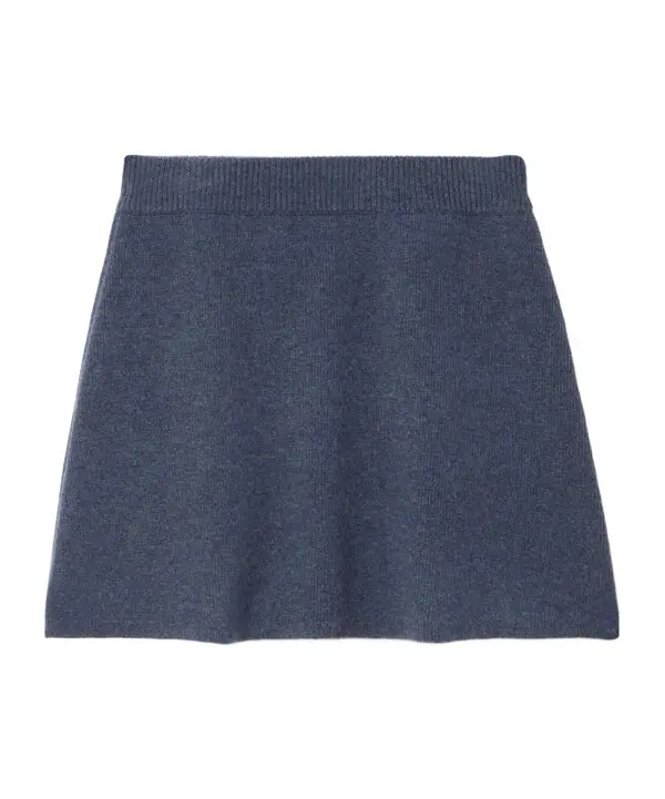 LISA YANG Clare Cashmere Mini Skirt - Navy