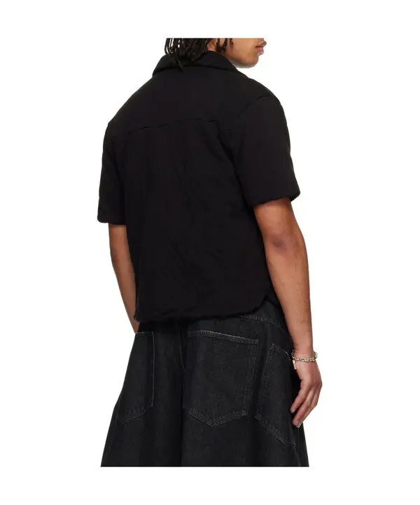 LU'U DAN Wadded Shift Collar Shirt