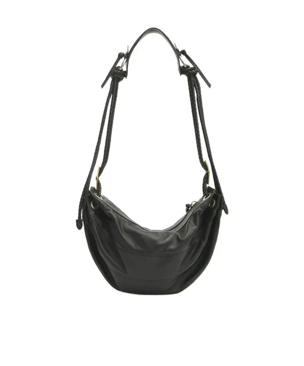 Isabel Marant Étoile Maia Braided Leather Shoulder Bag - Black
