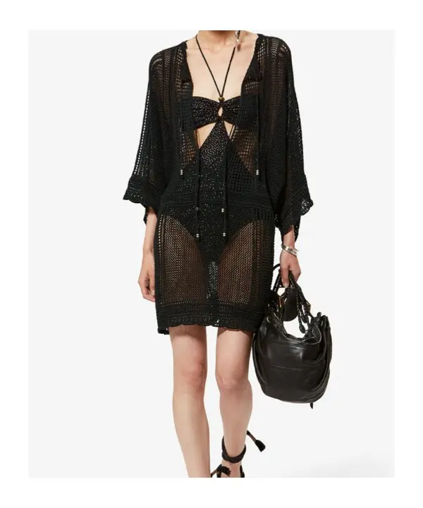 Isabel Marant Étoile Maia Braided Leather Shoulder Bag - Black