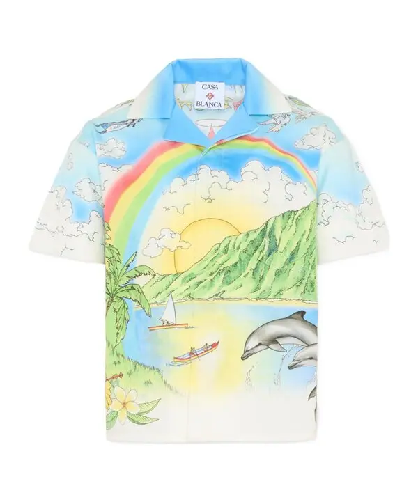 Casablanca Printed Short-sleeve Shirt