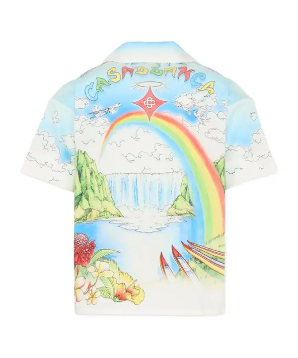 Casablanca Printed Short-sleeve Shirt