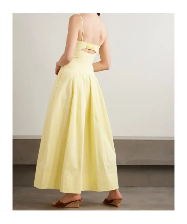 Simkhai Sleeveless Pleated Dress