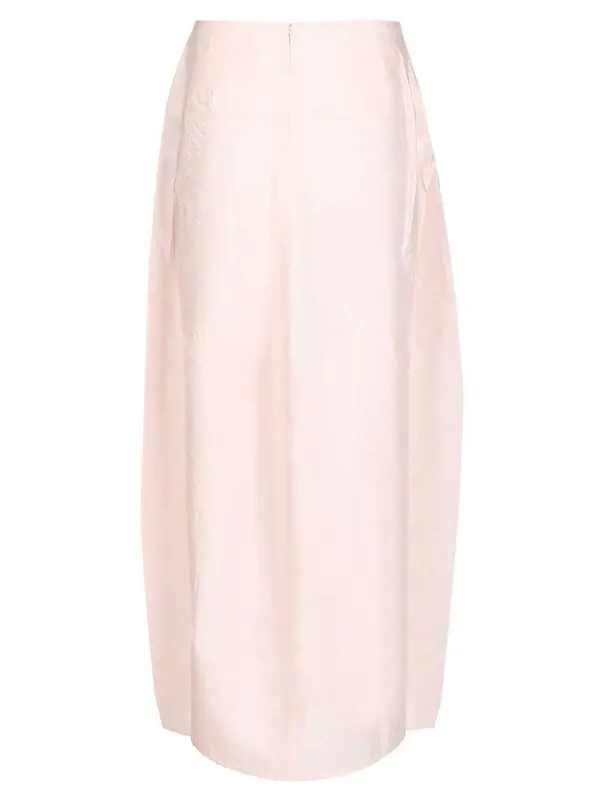 TOTEME Slit-detailed Midi Skirt - Pink