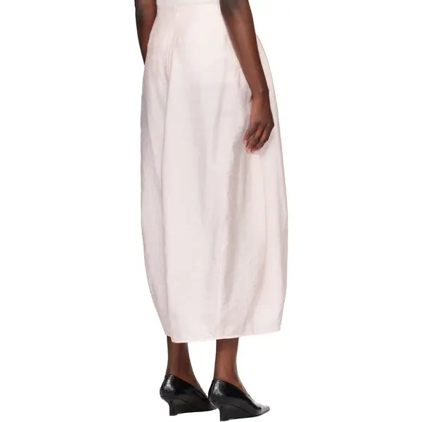 TOTEME Slit-detailed Midi Skirt - Pink