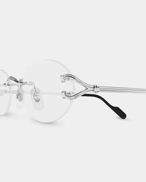 Cartier Rimless Oval-frame Eyeglasses