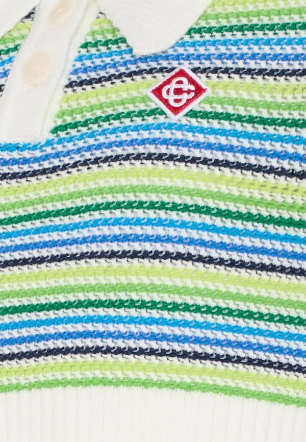 Casablanca Short-sleeved Polo Shirt With Embroidered Logo