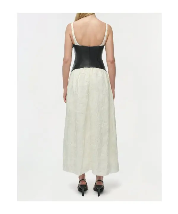 Simkhai Cortland Belted Bustier Midi Dress