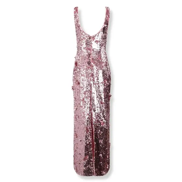 Simkhai Strapless Sequined Midi Dress