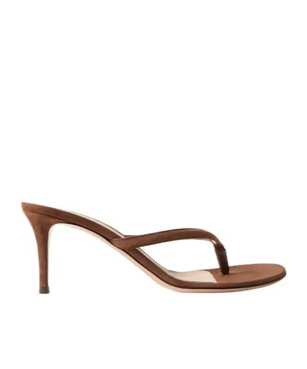 GIANVITO ROSSI Suede Mules