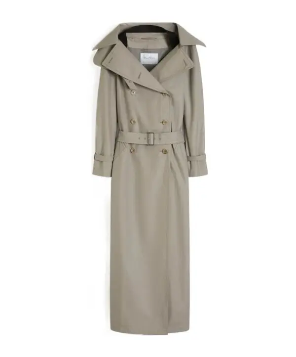 Max Mara Double-breasted Belted Trench Coat