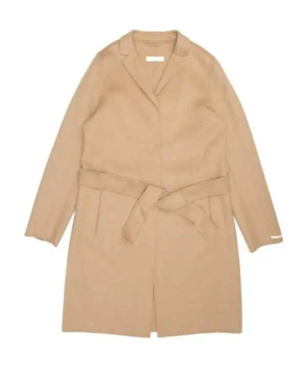 Max Mara Logo Coat - Nude
