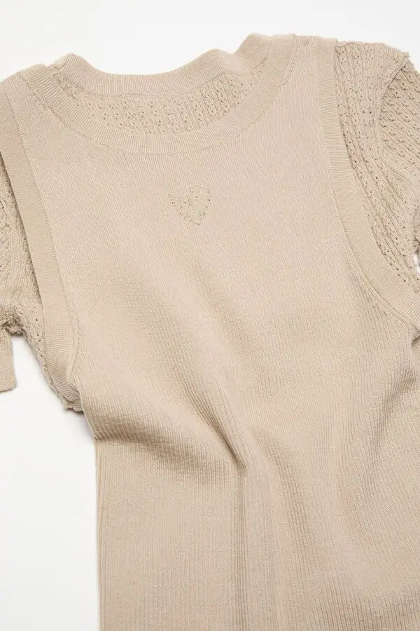 Acne Studios Layered Knitted Top