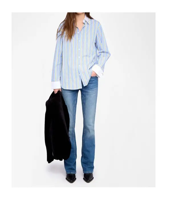 Zadig&Voltaire Striped Cuff Shirt - Sixtine
