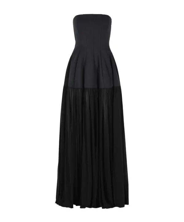 Simkhai Sandrine Strapless Maxi Dress