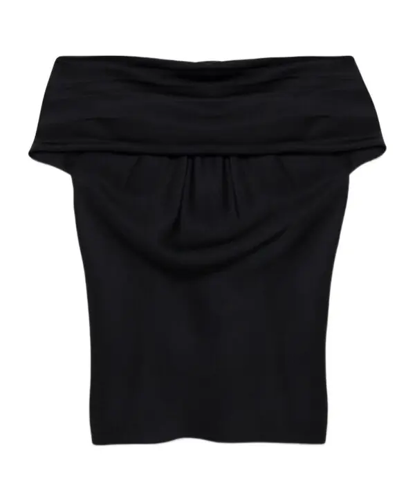 Simkhai Dalton Knit Off-the-shoulder Top - Black