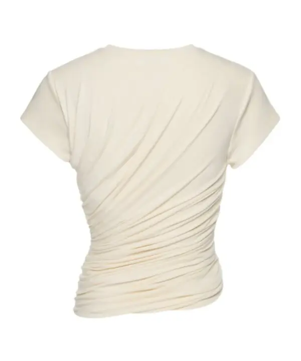 Magda Butrym Side Knot Draped T-shirt