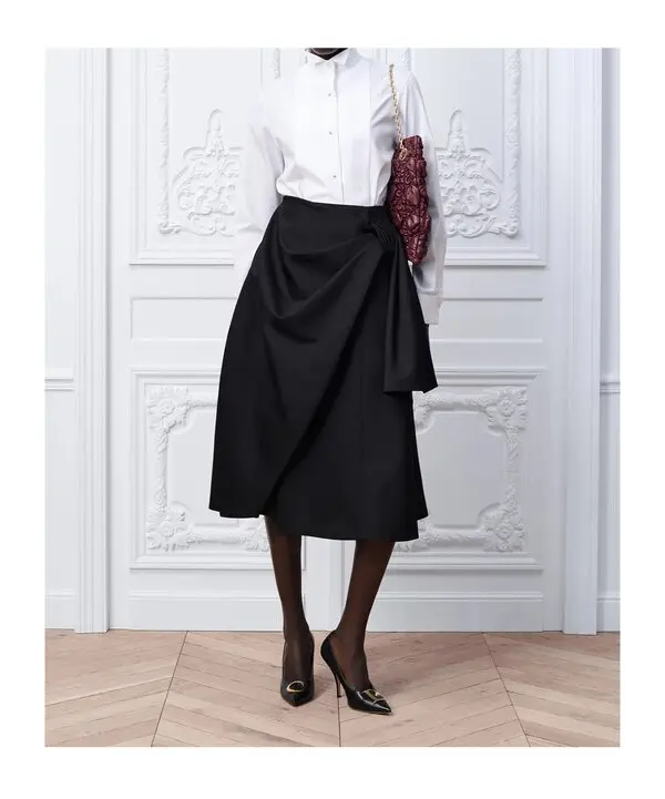 Dior Long-sleeved Shirt With Bow Detail