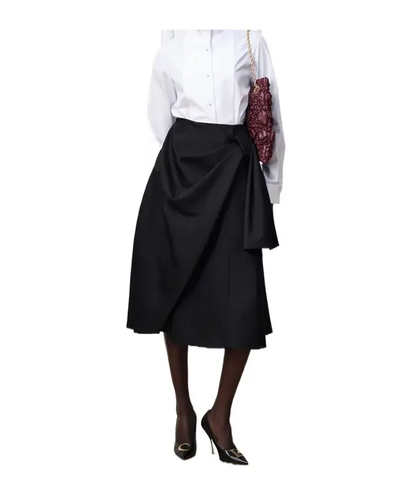Dior Long-sleeved Shirt With Bow Detail - White