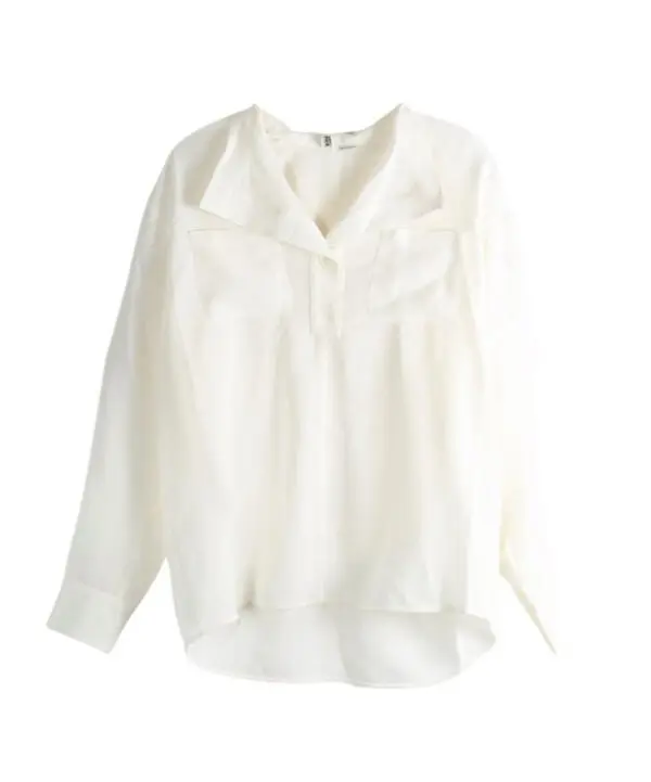 TOTEME Long-sleeve Ruffled Shirt - No